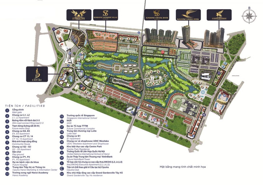 CHUNG CƯ SUNSHINE CITY CIPUTRA, TÂY HỒ, HÀ NỘI