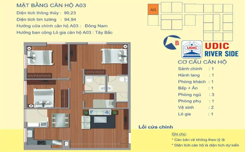 CHUNG CƯ UDIC RIVERSIDE 122 VĨNH TUY - LH: 0981 468 633